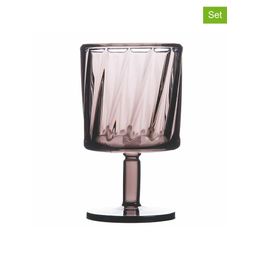 Villa d ́Este 6er-Set: Gläser "Fashion Fume" in Grau - 340 ml - 31% | Gedeckter-tisch