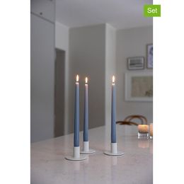 Liljeholmens Candle 2er-Set: Stabkerzen "Prisma" in Blau - 2x 4 Stück - 10% | Kerzen-vasen