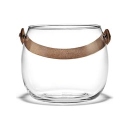 Holme Gaard Dekoschale "DWL" in Transparent/ Hellbraun - (H)12 x &Oslash; 15,5 cm - 10% | Dekoschalen