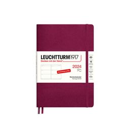 LEUCHTTURM1917 Wochenkalender in Bordeaux - (B)14,5 x (H)21 cm, DE - 53% | Buero-schulbedarf