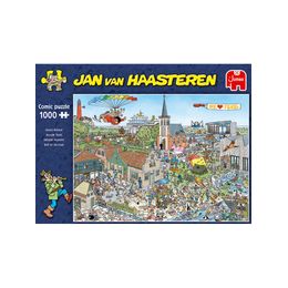Jumbo 1000tlg. Puzzle "Jan van Haasteren - Reif für die Insel" - ab 12 Jahren - 10% | Gesellschaftsspiele