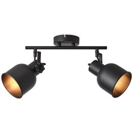 BRILLIANT LEUCHTEN Brilliant Rolet Strahler Schwarz, 2-flammig