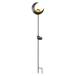 STAR TRADING LED-Solar-Gartenstecker "Melilla" in Schwarz/ Orange - (H)85 cm - 11% | Aussenbeleuchtung