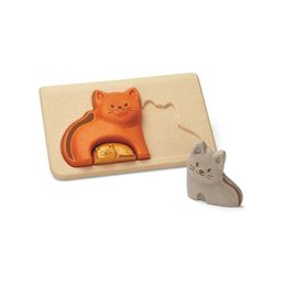 Plan Toys 2tlg. Steckpuzzle "Katze" - ab 18 Monaten - 30% | Gesellschaftsspiele