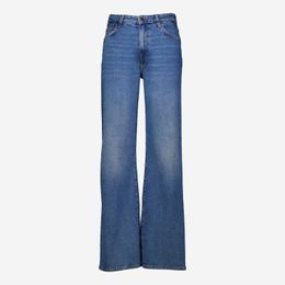 Mavi Dunkelblaue Loose Wide Leg Jeans mit hohem Bund
