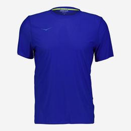 Hoka One One Blaues Sport-T-Shirt mit Logo