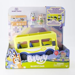 Mehrfarbiger Bluey's Bus Spielzeugbus mit Spielfiguren
