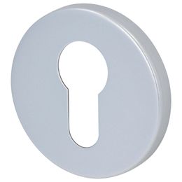 ALPERTEC Rosette 'Betty' Profilzylinder Aluminium silbern 2 Stk.
