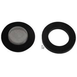 Kirchhoff Verschraubungsdichtung Gummi &Oslash; 14,5 x 26 x 3/16 x 26,5 x 3 mm f&uuml;r Zulaufschlauch 3/4", 2-teilig