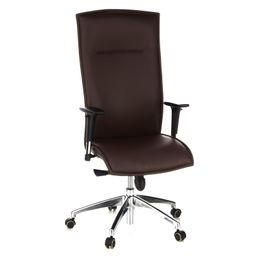 hjh OFFICE Luxus Chefsessel MURANO 20 Leder mit Armlehnen (h&ouml;henverstellbar)
