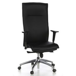 hjh OFFICE Luxus Chefsessel MURANO 20 Leder mit Armlehnen (h&ouml;henverstellbar)