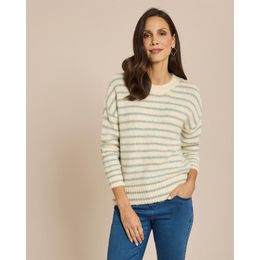 Struktur Pullover mit Streifen