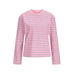 Jack & Jones JJXX Shirt 'JXSophia' Damen Größe L pink / hellpink / bordeaux / weiß