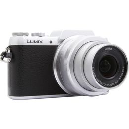 Lumix G DMC-GF7 - Silber/Schwarz + Panasonic Lumix G.Vario 12-32mm f/3.5-5.6 ASPH MEGA OIS f/3.5-5.6