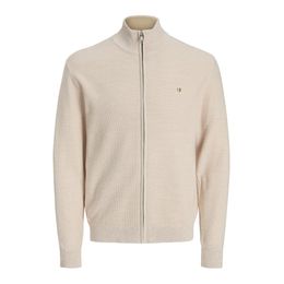 Jack & Jones Premium Strickjacke 'JPRBLUrex' Herren Gr&ouml;&szlig;e M creme