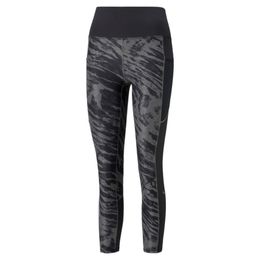 Puma Run 5K Graphic High Waist 7/8 Tight Bekleidung Damen schwarz