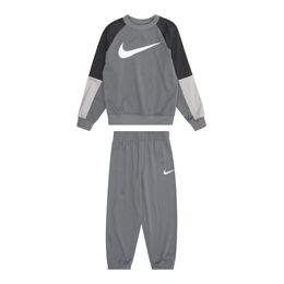 Nike Sportswear Jogginganzug 'ESSENTIALS' Jungen Größe 110 hellgrau / dunkelgrau / weiß