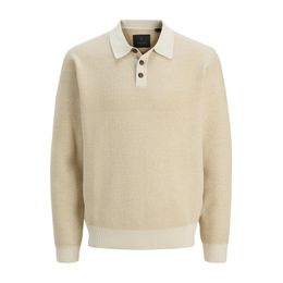 Jack & Jones Premium Pullover 'JPRBLALANCE' Herren Gr&ouml;&szlig;e L beige / hellbeige