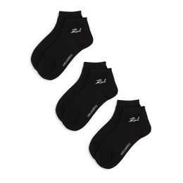 K by KARL LAGERFELD Karl Lagerfeld Socken Damen Gr&ouml;&szlig;e 35/38 schwarz / wei&szlig;