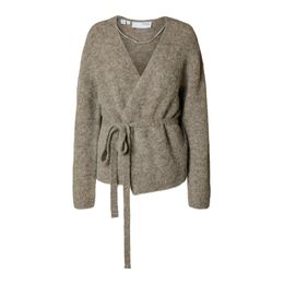 Selected Knit Cardigan 'SLFGABELLA' female Grey size M