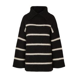 Selected Pullover 'ALVA' Damen Größe XS schwarz / wollweiß