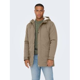 Only & Sons Only & Sons Parka 'ONSALEXANDER' Herren Gr&ouml;&szlig;e XS hellbraun