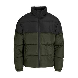 Jack & Jones JACK & JONES Winter Jacket 'Maze' male size XS Dark green / Black