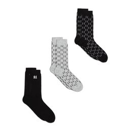 K by KARL LAGERFELD Karl Lagerfeld Socken Herren Gr&ouml;&szlig;e 43/46 grau / schwarz