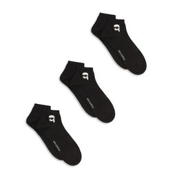 K by KARL LAGERFELD Karl Lagerfeld Socken Herren Gr&ouml;&szlig;e 43/46 schwarz / wei&szlig;