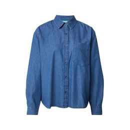 United Colors Of Benetton Bluse Damen Gr&ouml;&szlig;e XL blue denim