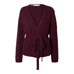 Selected Strickjacke 'SLFGABELLA' Damen Gr&ouml;&szlig;e M aubergine
