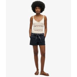 Superdry Damen Klassische Chino-shorts Navy - Gr&ouml;&szlig;e: 38 212342950014098T017