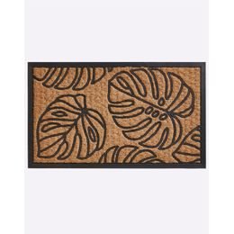 HEINE HOME Fu&szlig;matte, Natur, Gr. 45x75 cm - rechteckig, Fu&szlig;matten, Material: Gummi