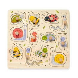 Tchibo - Holz-Steckpuzzle - braun