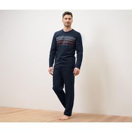 Tchibo - Pyjama - Herren - Gr. XXL - wei&szlig;/print