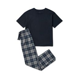 Tchibo - 2 Kinder-Pyjamas - Jungen - Gr. 146/152 - dunkelblau