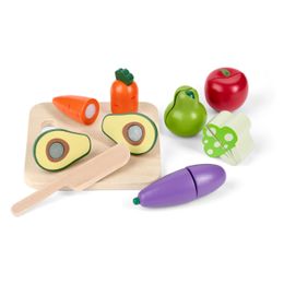 Tchibo - Schneide-Set aus Holz &raquo;Gem&uuml;se & Obst&laquo; - mehrfarbig