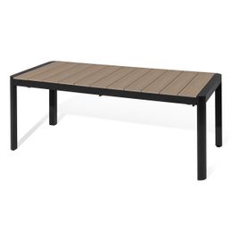 Tchibo - Ausziehtisch mit Polywood-Tischplatte - 205x95x76,5cm - anthrazit - Kunststoff / Aluminium / Stahl