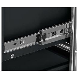 Tchibo - Beistelltisch mit Schublade Metall &raquo;Cn3&laquo; - 40x40x46,5cm - schwarz - Metall / Stahl / Aluminium