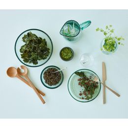 Tchibo - Bitz 2 Glasschalen &raquo;Kusintha&laquo; - gr&uuml;n