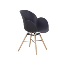 Tchibo - Stuhl &raquo;Amalia&laquo; - 59x57,5x83,5cm - schwarz -