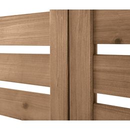 Tchibo - Paravent mit Pflanzk&auml;sten &raquo;Tinus&laquo; - 150x30,5x167cm - schwarz -