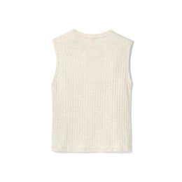 Nah/Studio Geripptes Shirt - ungef&auml;rbter Baumwoll-Hanf-Mix - Gr. XL - ungef&auml;rbt