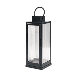 Tchibo - LED-Dekolaterne - 16x16x41,5cm - schwarz - Metall / Acryl / Kunststoff