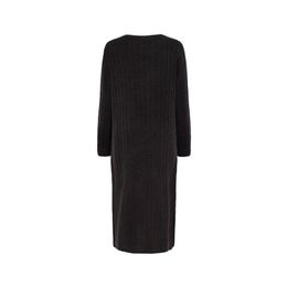 Tchibo - Geripptes Strickkleid - Damen - Gr. L - dunkelgrau