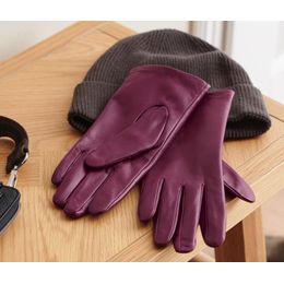 Tchibo - Lederhandschuhe - Damen - Gr. 8 - rot