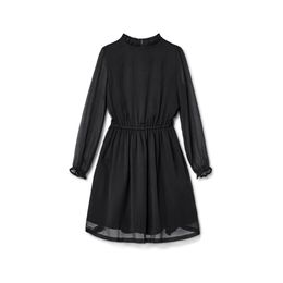 Tchibo - Kinder-Chiffonkleid - M&auml;dchen - Gr. 134/140 - schwarz