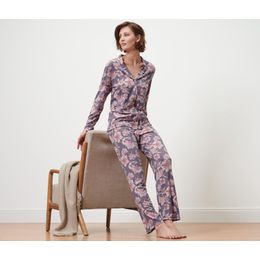 Tchibo - Pyjama - Damen - Gr. M - lila