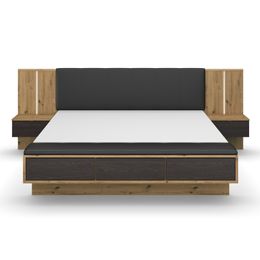 Rauch Bettanlage &raquo;Apollon&laquo; - 259x243x100cm - schwarz -