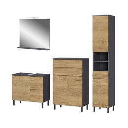 Tchibo - Set &raquo;Salinas&laquo; klein mit Kommode - 60x34x56cm - braun - Holz